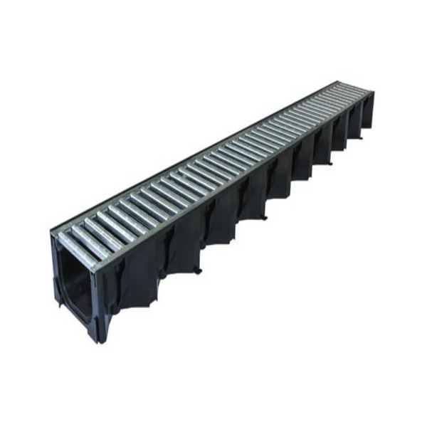 Drainage 100mm Channel Drain Steel Top 1m – Ashley Plant Hire ...