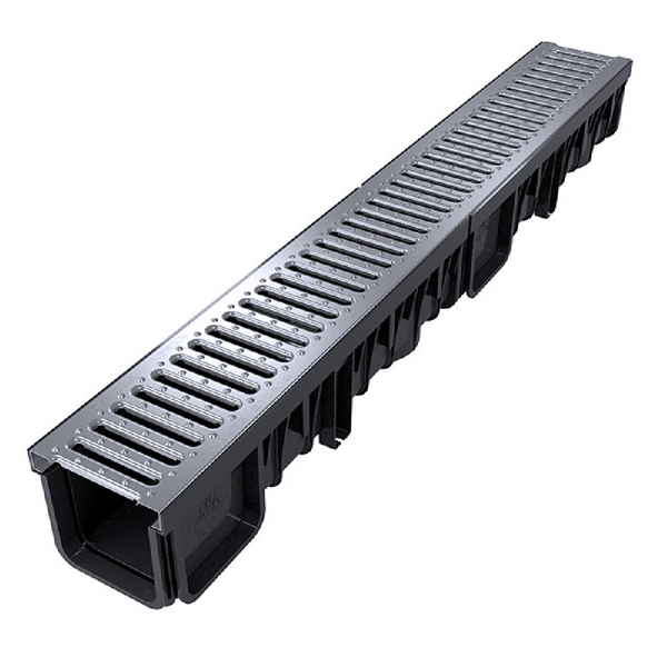 Drainage 80mm Channel Drain Steel Top 1m – Ashley Plant Hire & Building ...