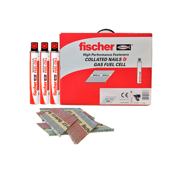 Fischer Galvanised Nails Ring Shank 90 x 3.1mm – Ashley Plant Hire ...